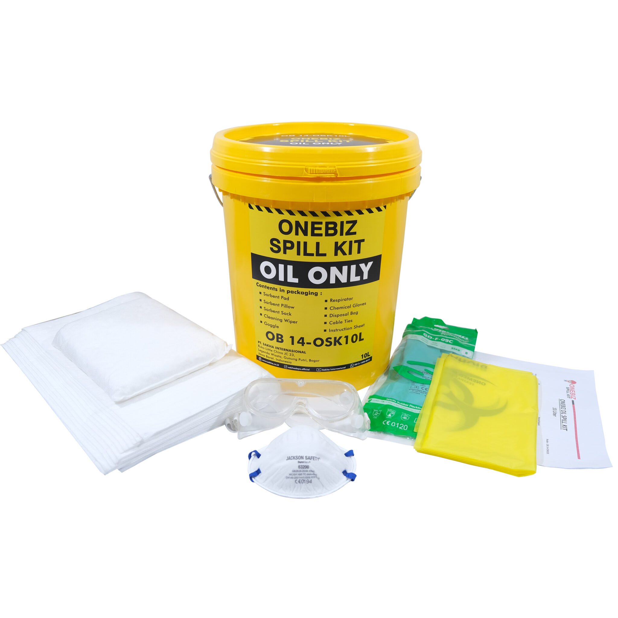 Jual ONEBIZ OIL SPILL KIT 10 Liter SPILL KIT OB 14-OSK