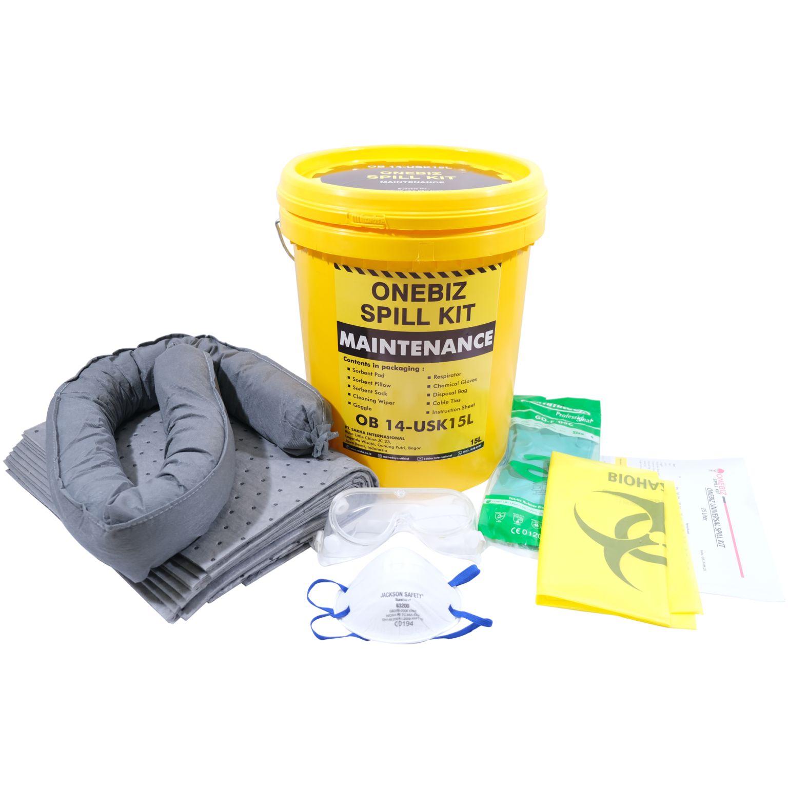 Jual ONEBIZ UNIVERSAL SPILL KIT 120 Liter SPILL KIT