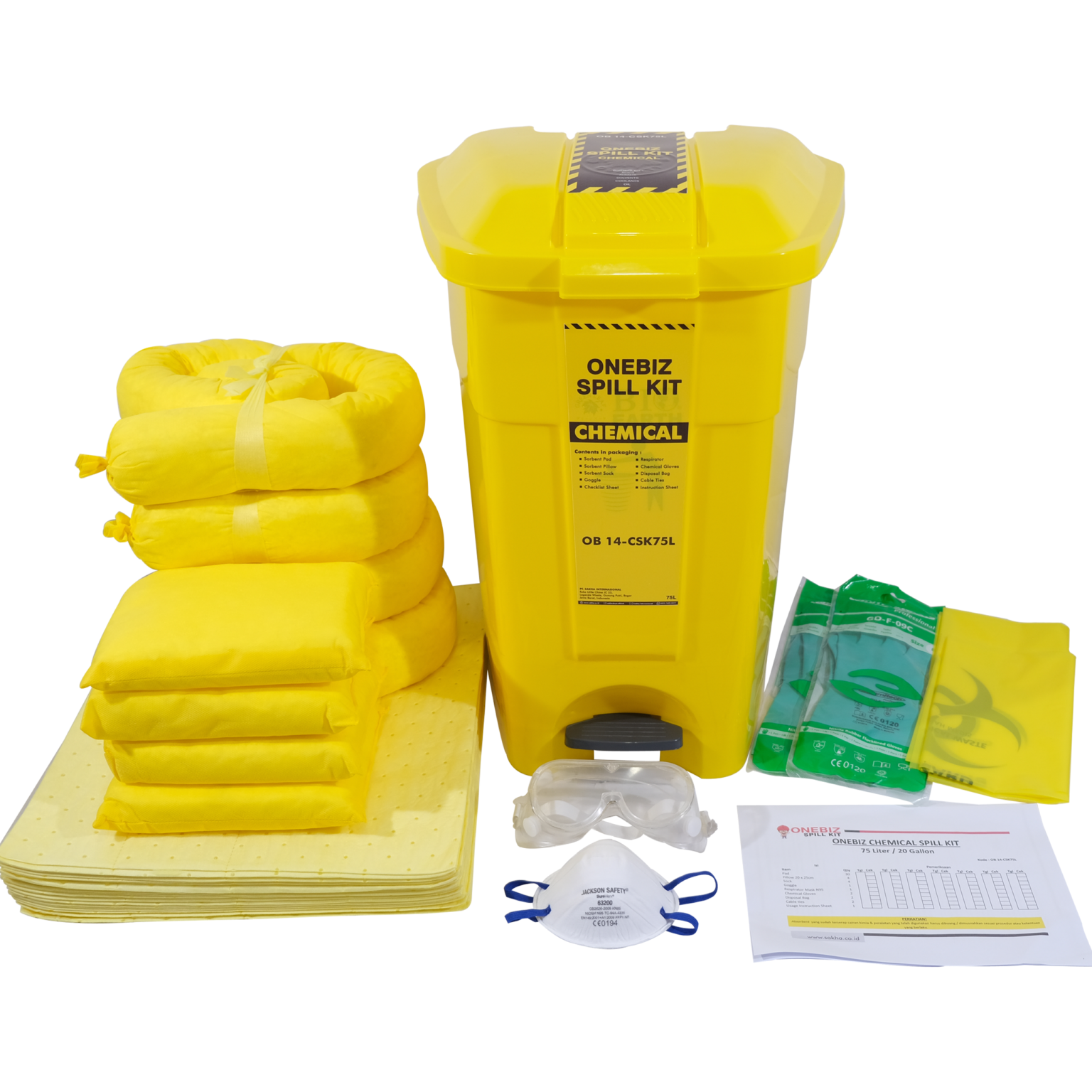 Jual ONEBIZ MEDICAL SPILL KIT OB 14-MSK SPILL KIT MEDIS