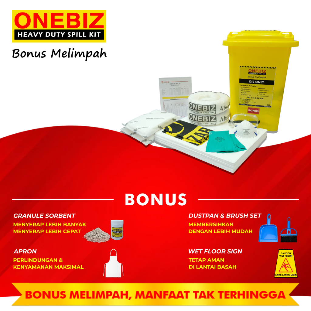 Jual ONEBIZ OIL SPILL KIT 10 Liter SPILL KIT OB 14-OSK