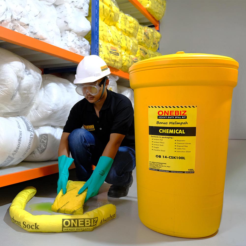 Jual ONEBIZ CHEMICAL SPILL KIT 80 Liter SPILL KIT